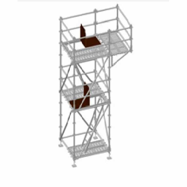 Torre 2 módulos con ménsula o voladizo - Andamios Acrópolis SAS